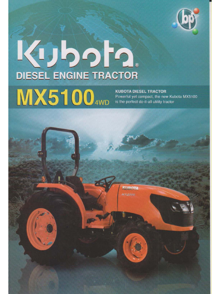 Traktor - Kubota Mx5100 | PDF