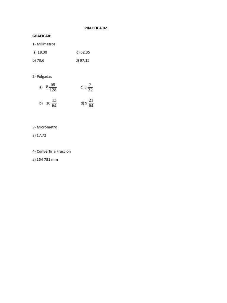 Práctica de Conversión y Gráficas | PDF | Tecnología