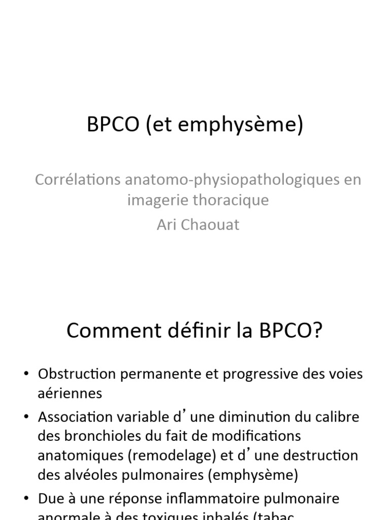 BPCO Et emphysèmeFILEminimizer | PDF