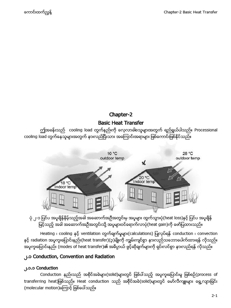 Chapter-2 Basic Heat Transfer | PDF Chapter-2 Basic Heat Transfer | PDF