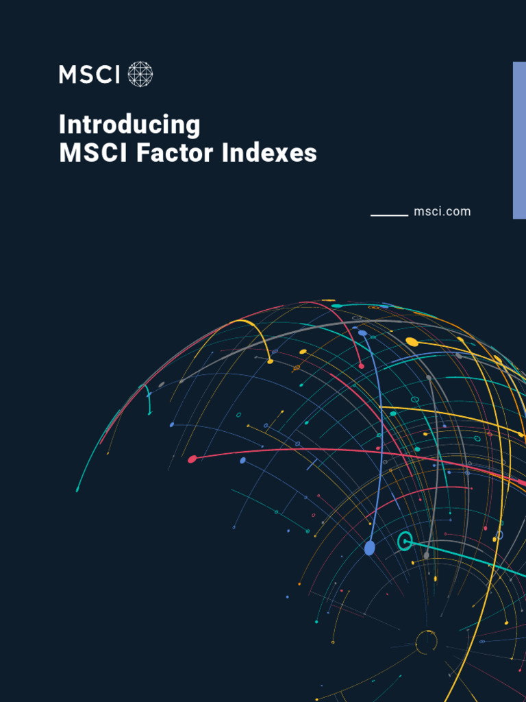 Introducing MSCI Factor Index | PDF