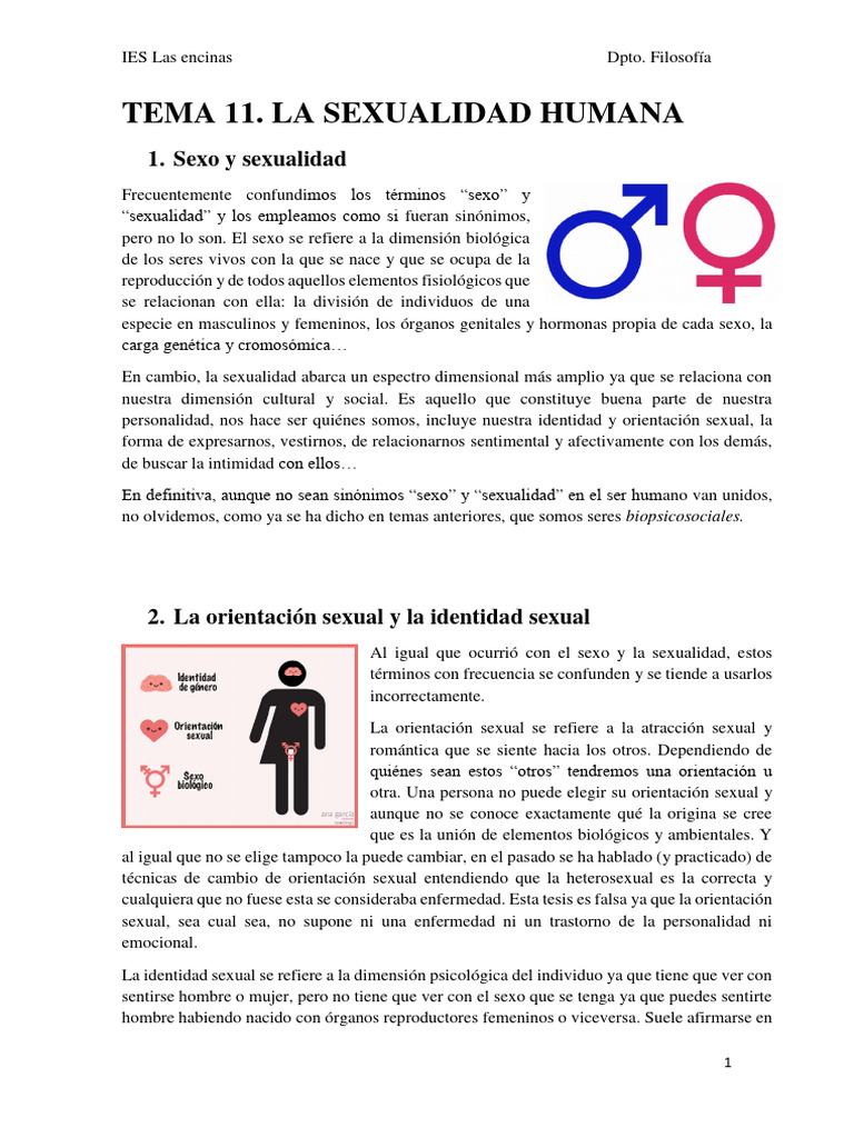 La Sexualidad Humana | PDF