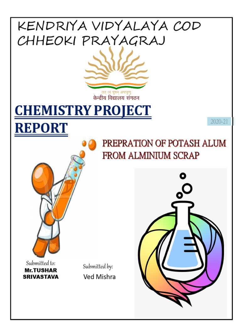 Chemistry Investigatory Project Final | PDF | Hydroxide | Aluminium