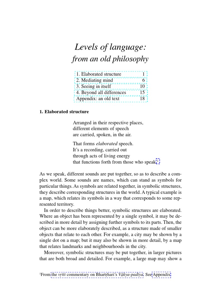 Language | PDF | Consciousness | Mind