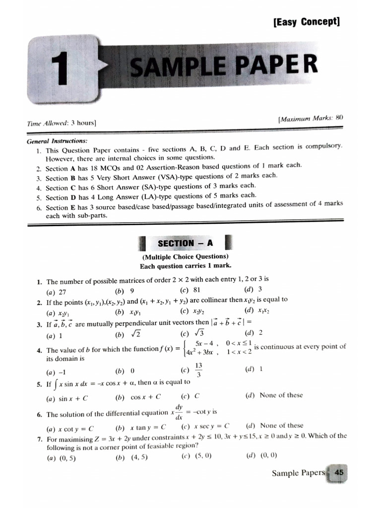 (M) SQP - 4 (Qa) | PDF | Mathematics | Elementary Geometry