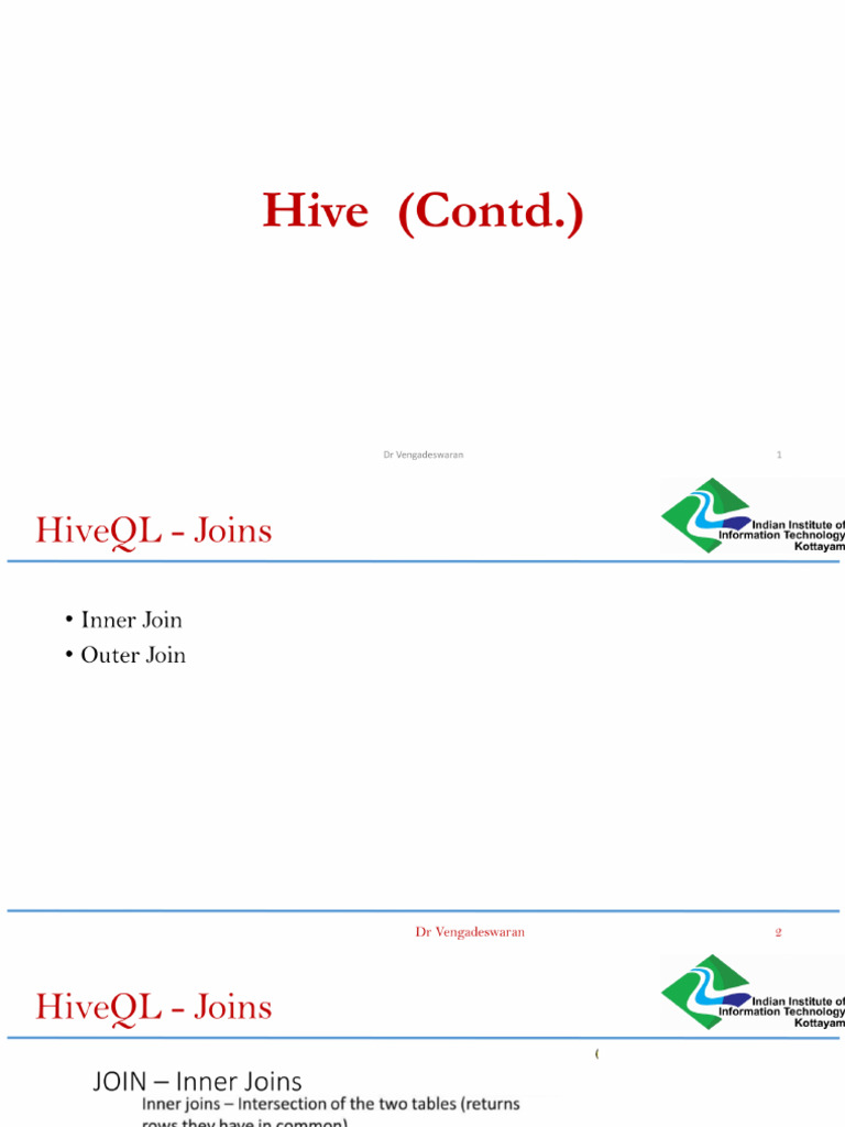 Hive-Bucketing and Indexing | PDF
