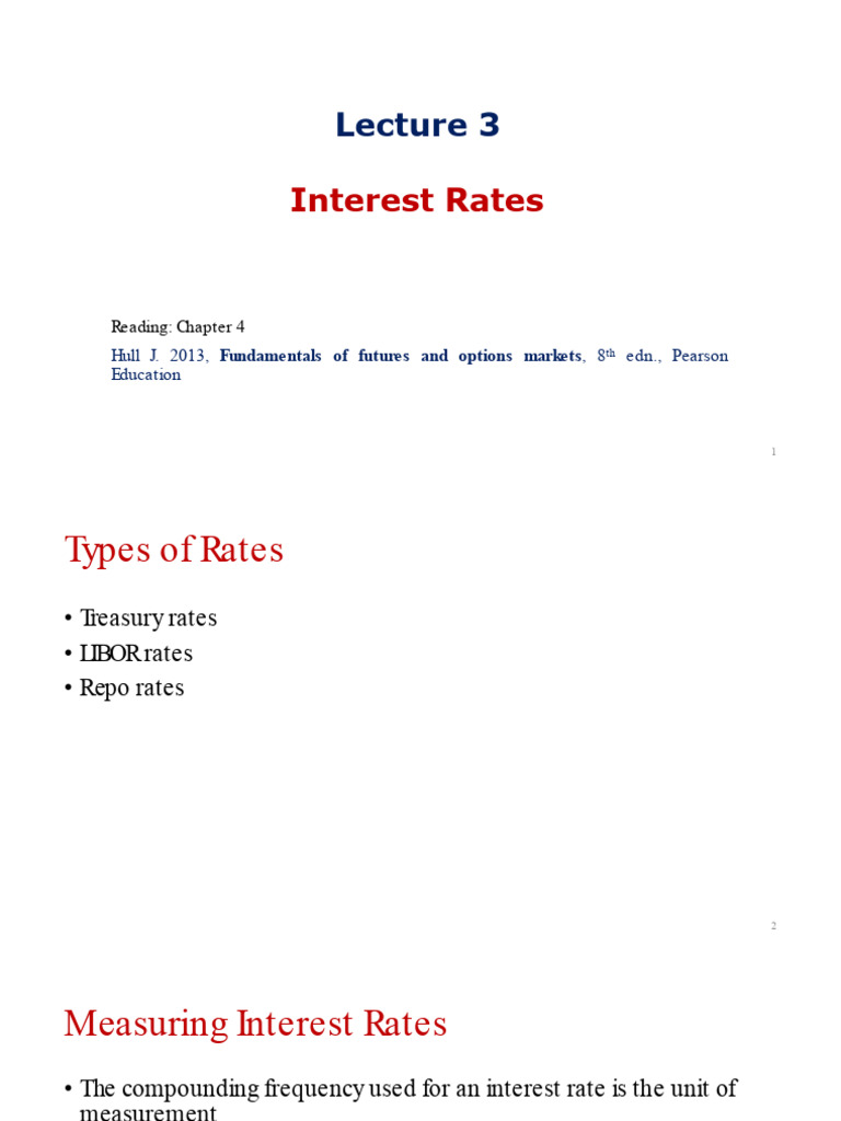 Finance Students: Interest Rates | PDF | Interest | Bonds (Finance)