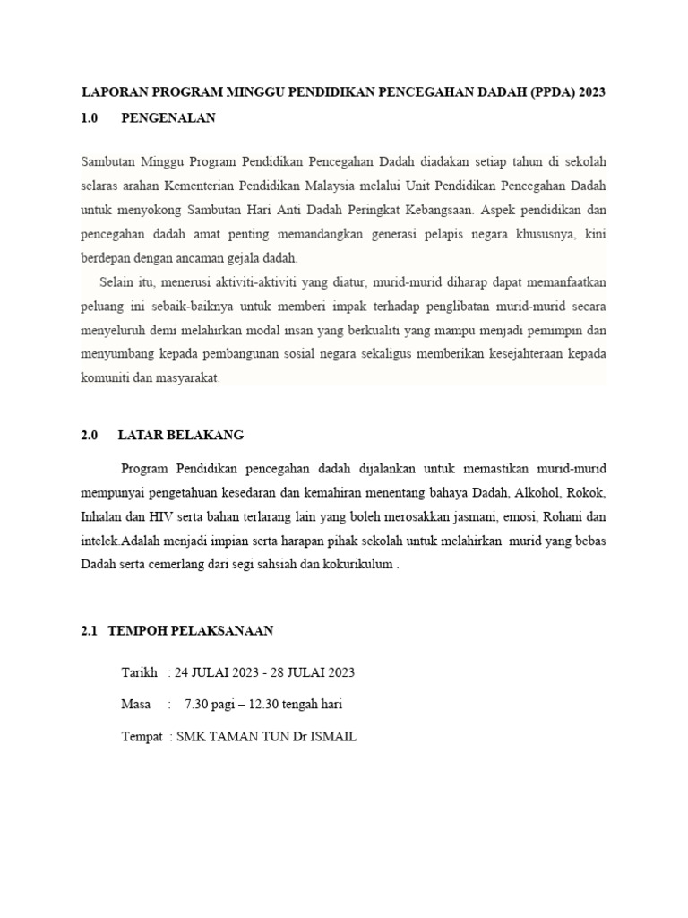 Dokumentasi Ppda | PDF