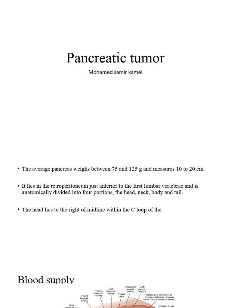 Pancreatic Tumor | PDF | Pancreatic Cancer | Pancreas