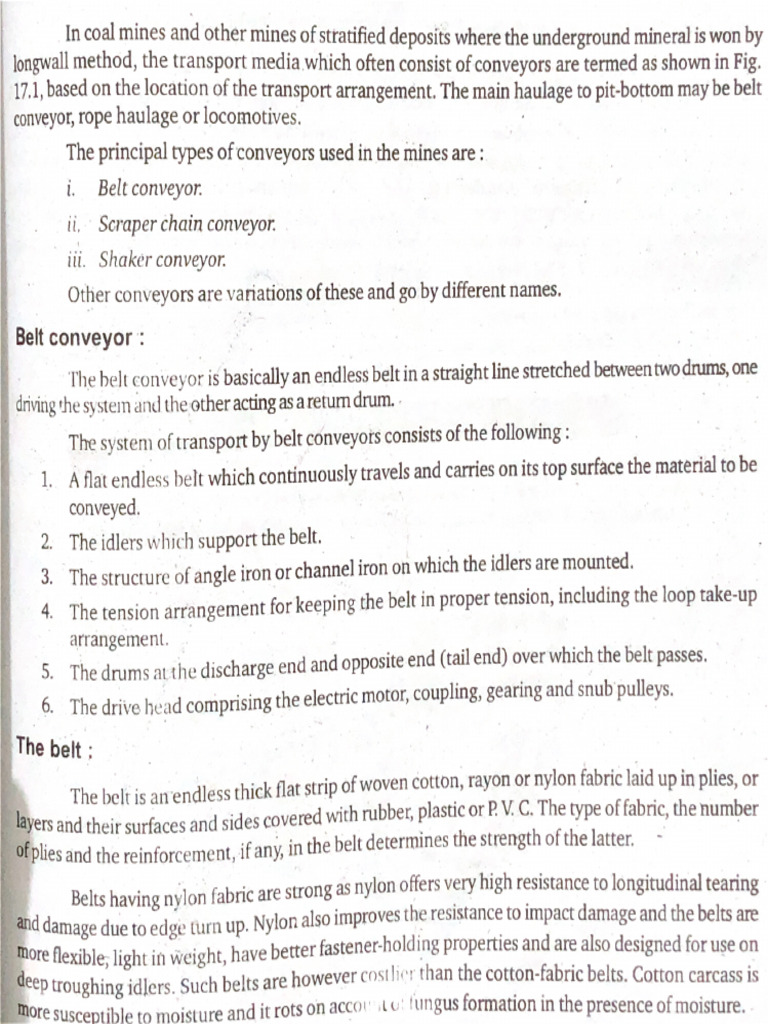 Mining Machinery Mining Engineering | PDF