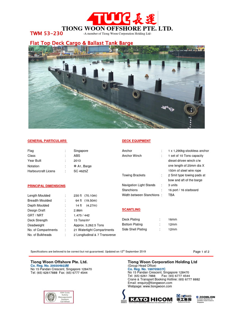 TWO-TWM 53-230 23oct2019 | PDF