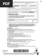 Edexcel A-Level Maths Formulae Guide | PDF | Probability Distribution ...