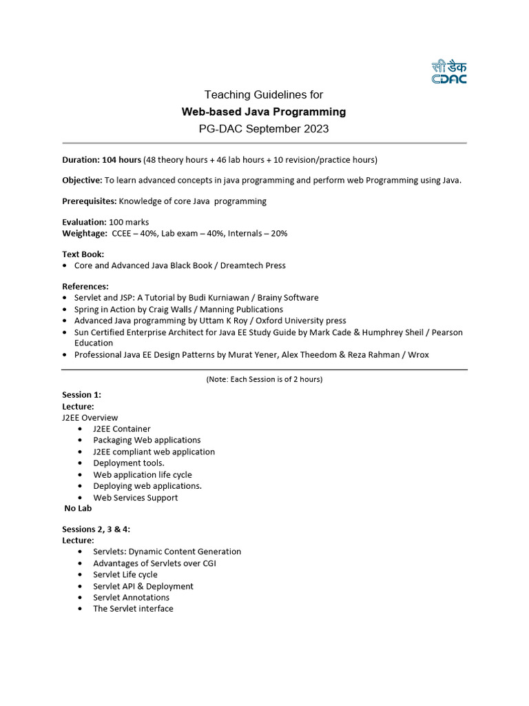 Adv. Java | PDF | Spring Framework | Software Adv. Java | PDF | Spring Framework | Software