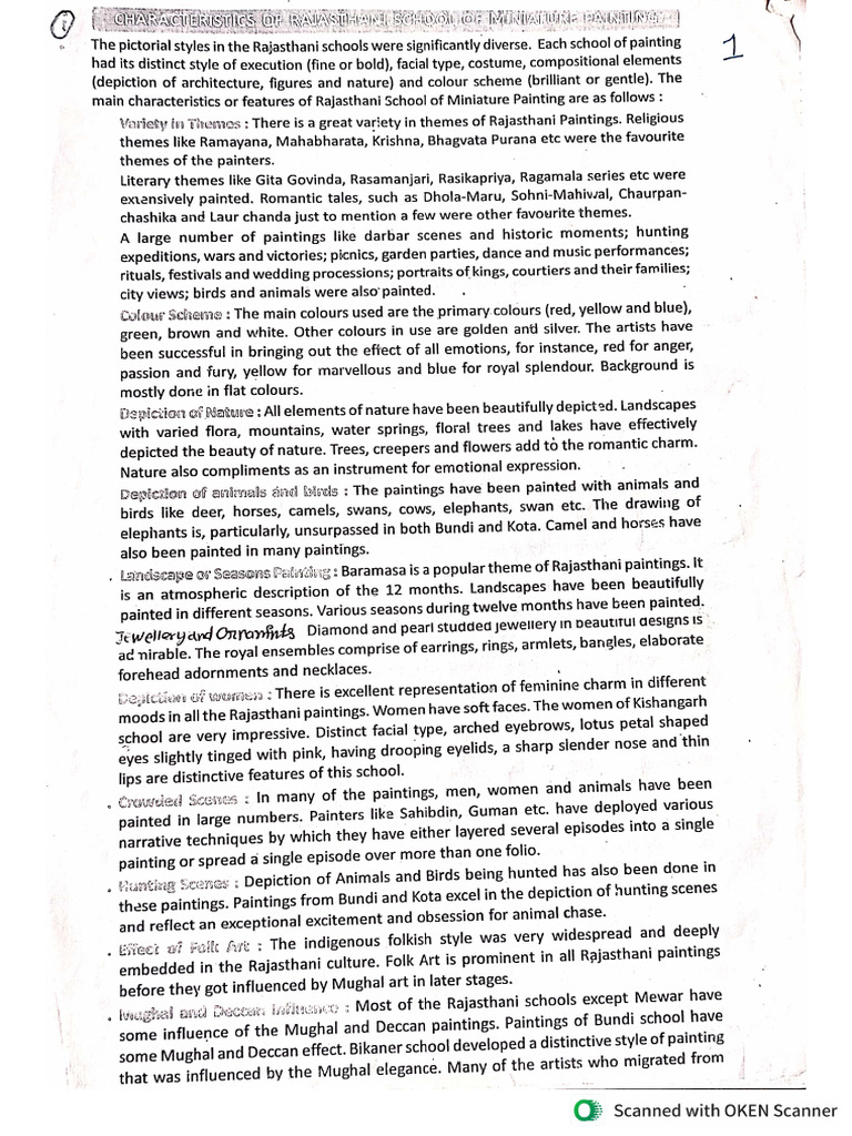 Painting Notes | PDF