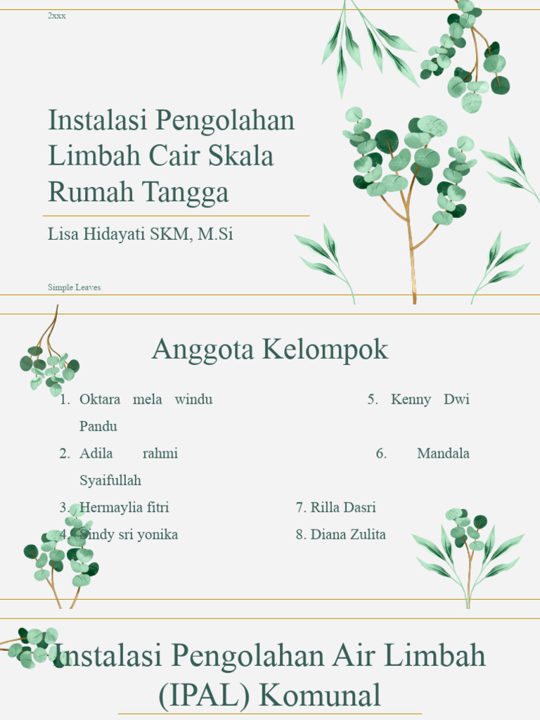 Limbah Kel 4 UAS | PDF