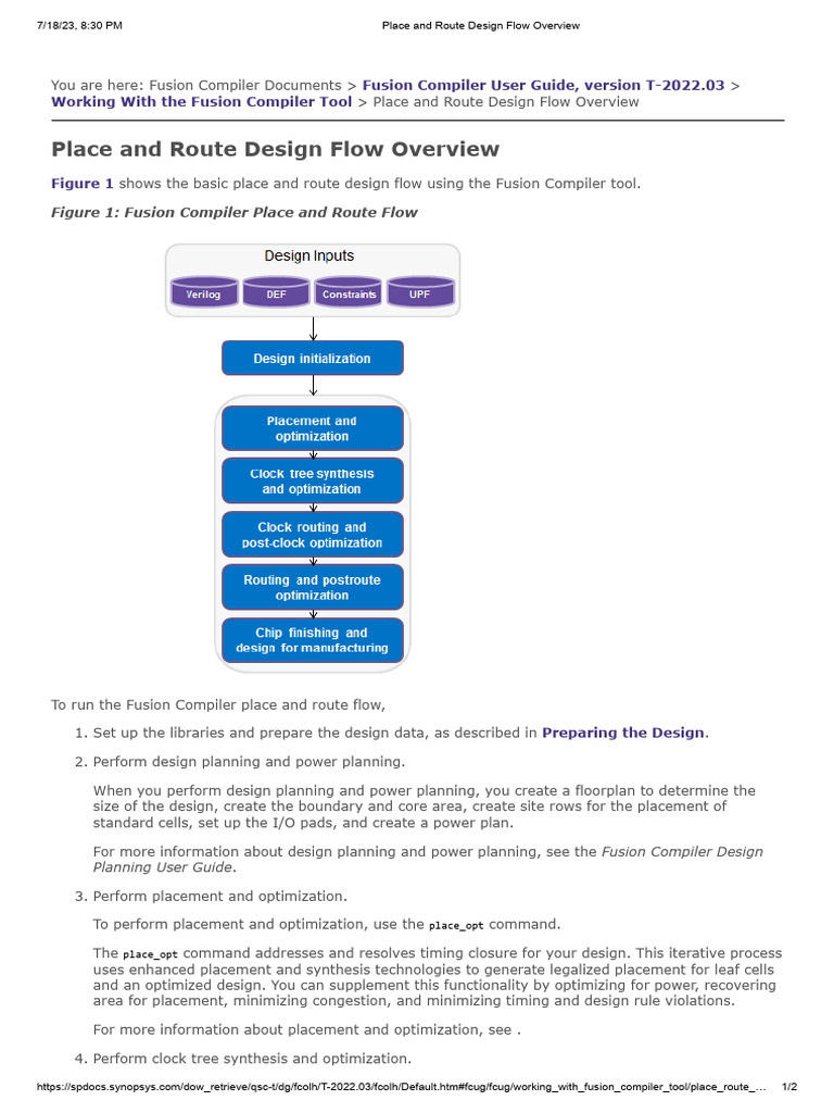 Place and Route Design Flow Overview | PDF | Compiler | Mathematical ...