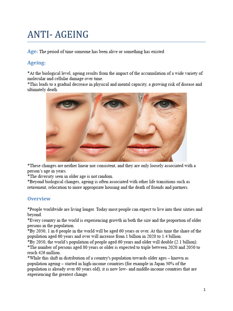Aging | PDF | Collagen | Wound Healing