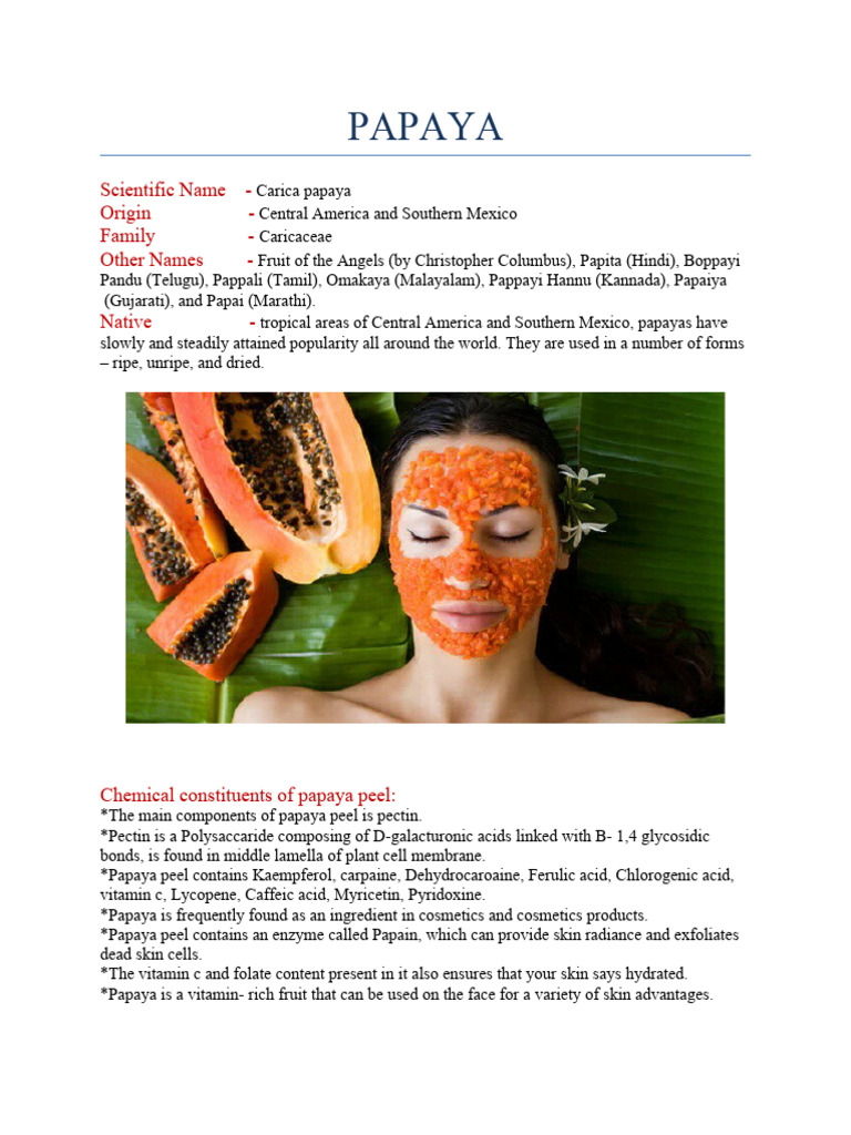Papaya | PDF | Medical Specialties | Clinical Medicine