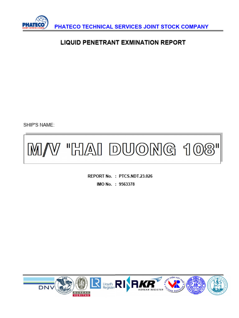 01 PT Report Ship | PDF