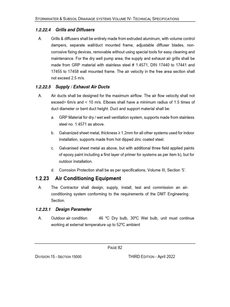 1.2.22.4 Grills and Diffusers: 1.2.23 Air Conditioning Equipment | PDF ...