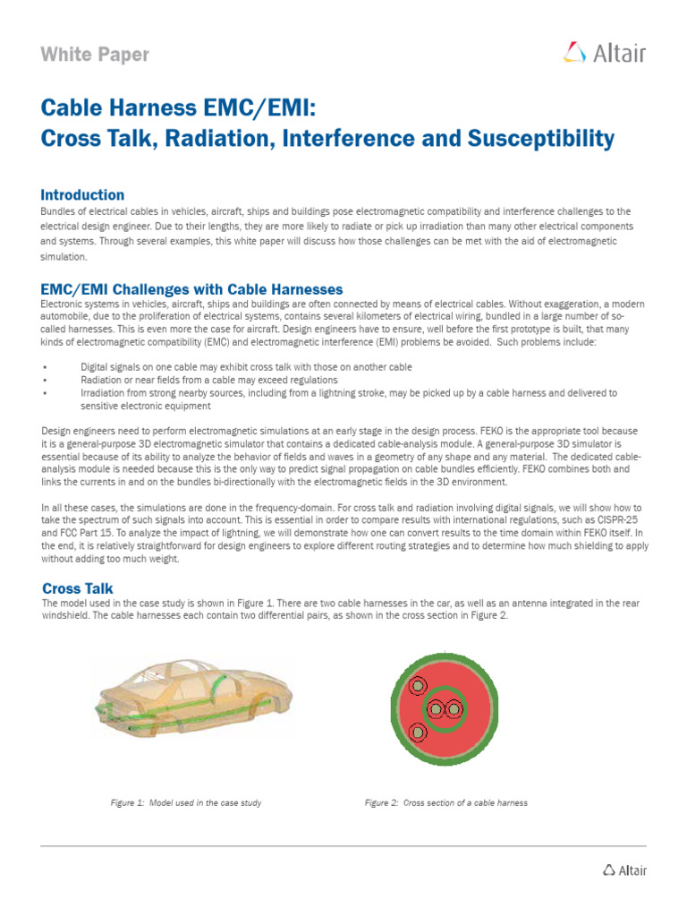 Cable Harness EMC/EMI Solutions | PDF | Electromagnetic Compatibility ...