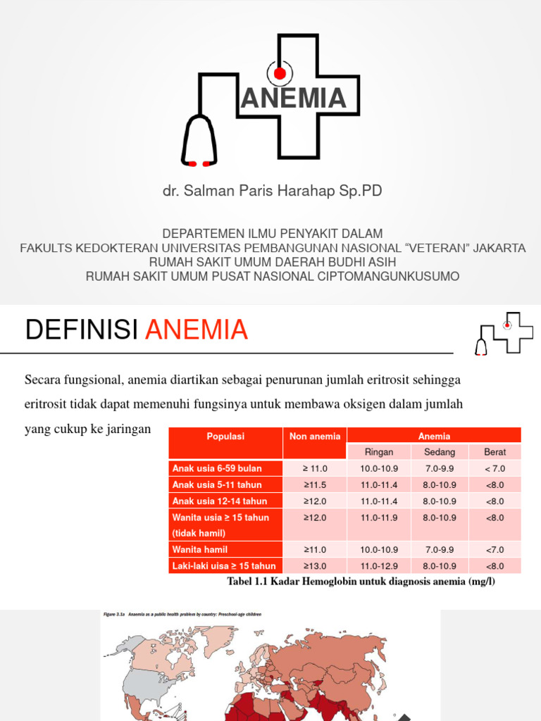 Anemia Introduction 220330020140 | PDF