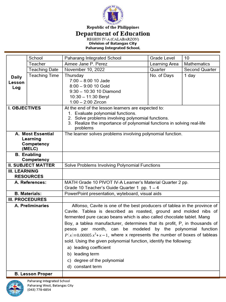 Circles Lesson | PDF | Polynomial | Mathematics