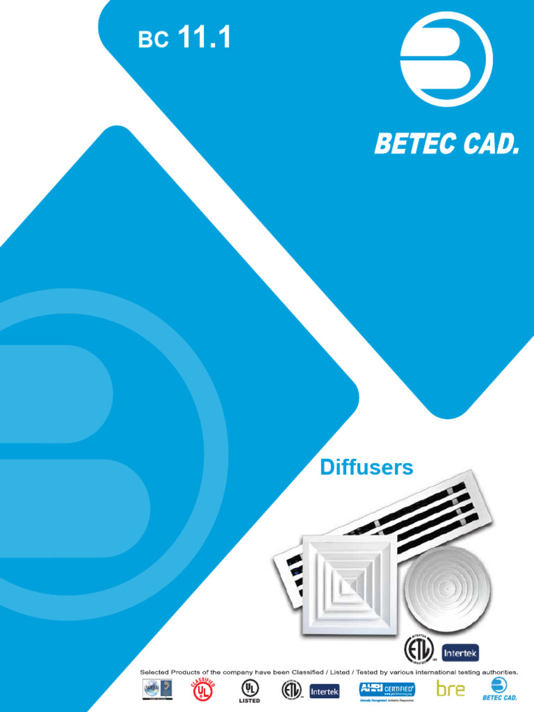 BC11 1-Diffuser | PDF | Duct (Flow) | Sheet Metal
