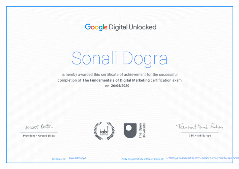 Google Certificate | PDF | Technology & Engineering