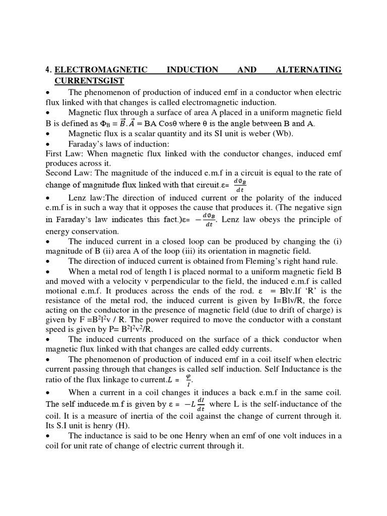 Ready Reckoner of Chapter 6 & 7 | PDF