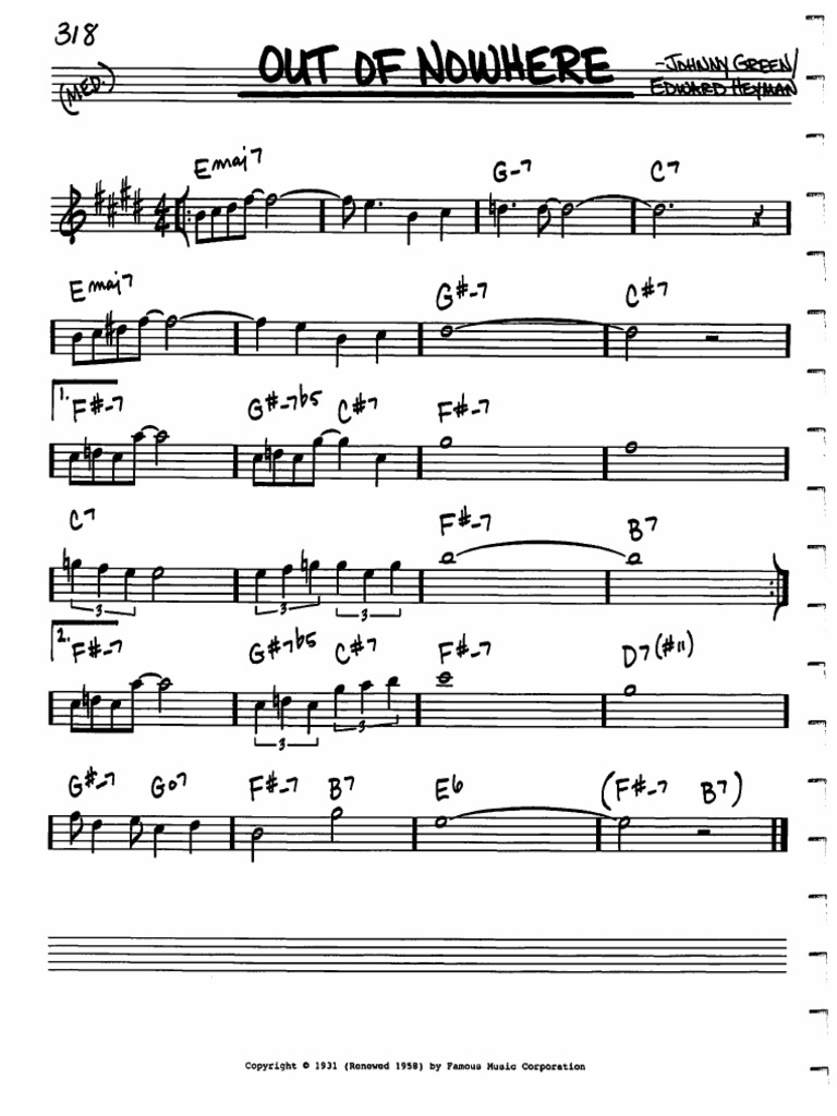 Out of Nowhere | PDF