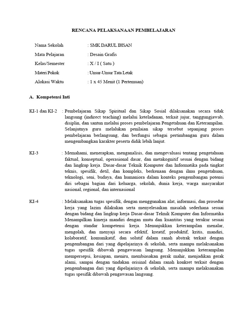 RPP Micro Intan Humaira Prodi Komputer | PDF