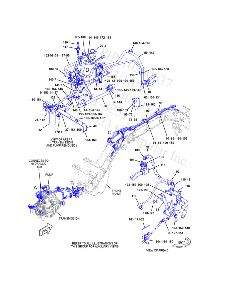 14m Hyd Tank Lines | PDF