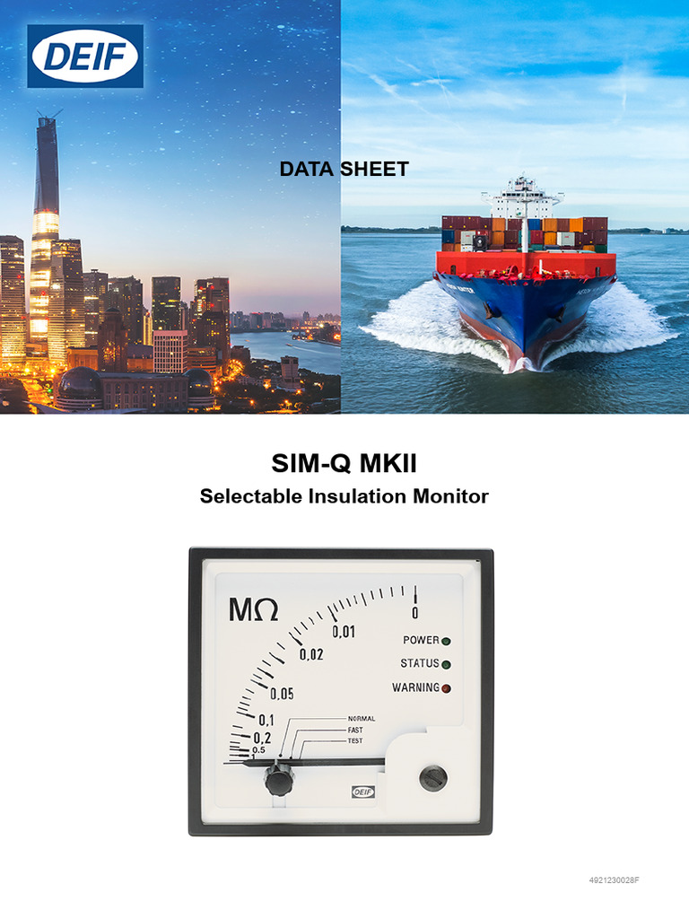 Sim Q Mkii Data Sheet 4921230028 Uk | PDF