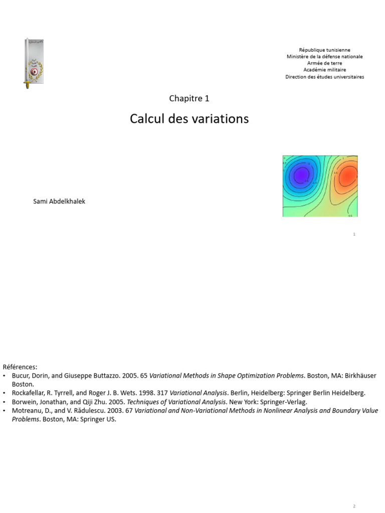 CH 1 Calcul Des Variations | PDF