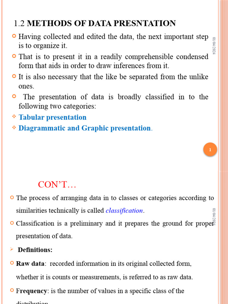 Chapter 1ppt 1 | PDF | Pie Chart | Histogram