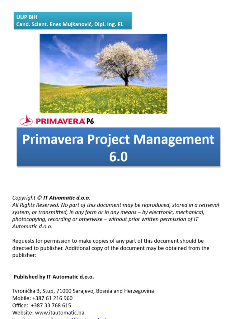 Primavera Uvod | PDF