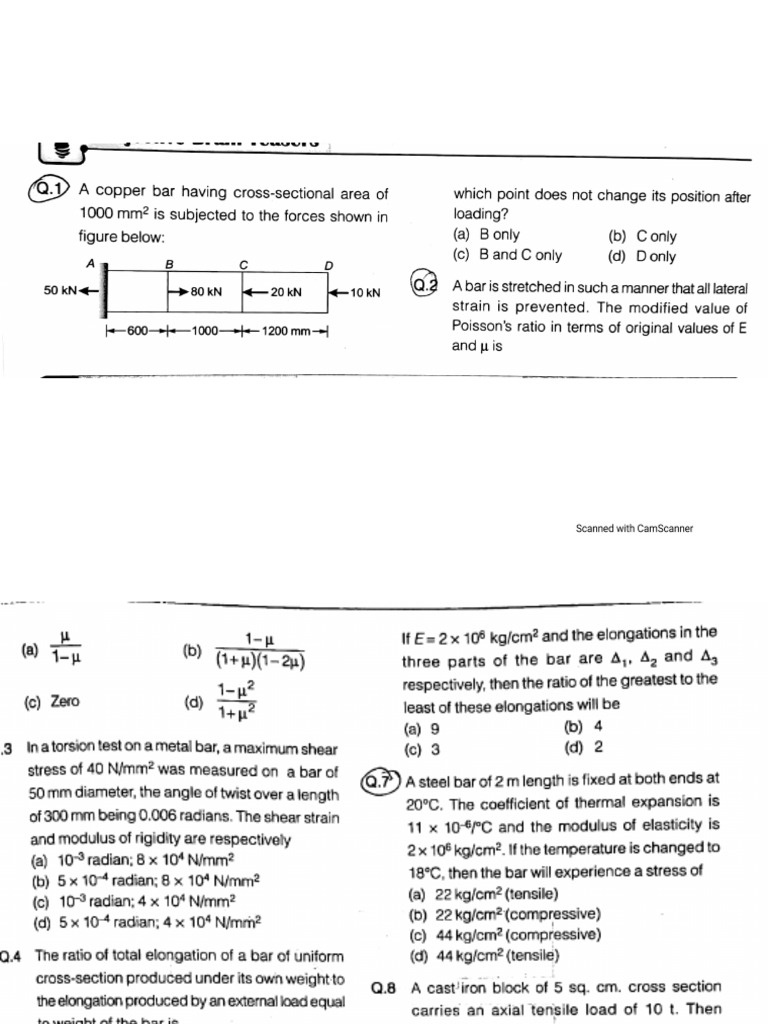 Storage - Emulatedsimple Stress - Strain & Elastic Constant | PDF