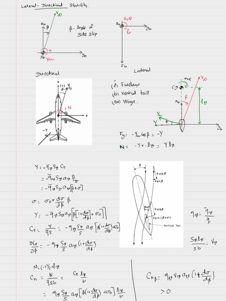 Lateral-Directional Stability | PDF