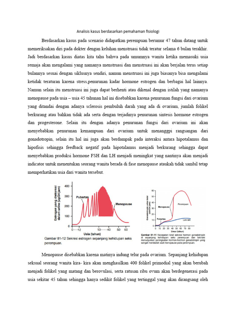 Analisis Kasus Berdasarkan Pemahaman Fisiologi - LO 4 - SK1 BM5 | PDF