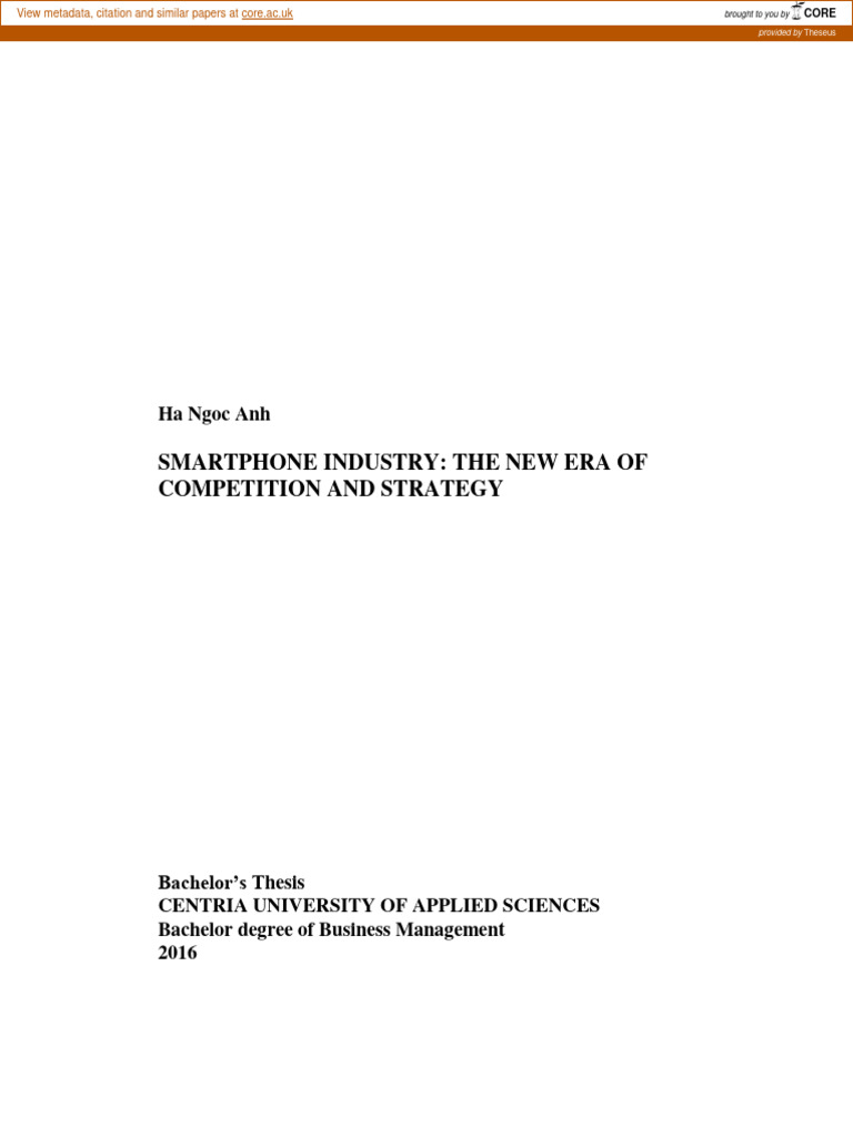 The New Era of Smartphone | PDF | Smartphone | Blackberry