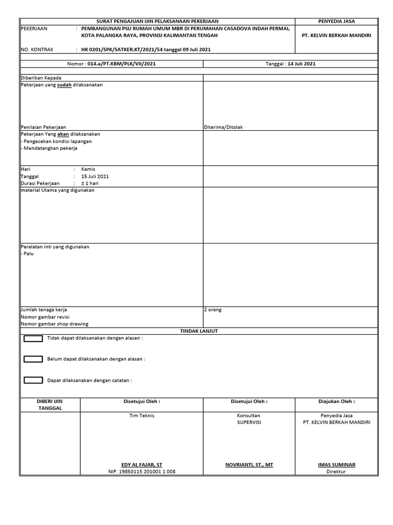 Tabel Request PT. KBM | PDF