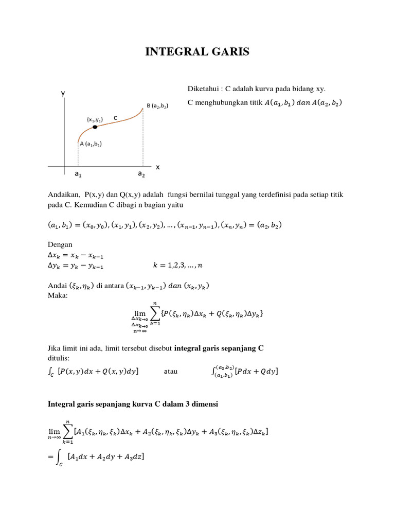 Integral Garis dan Teorema Green | PDF