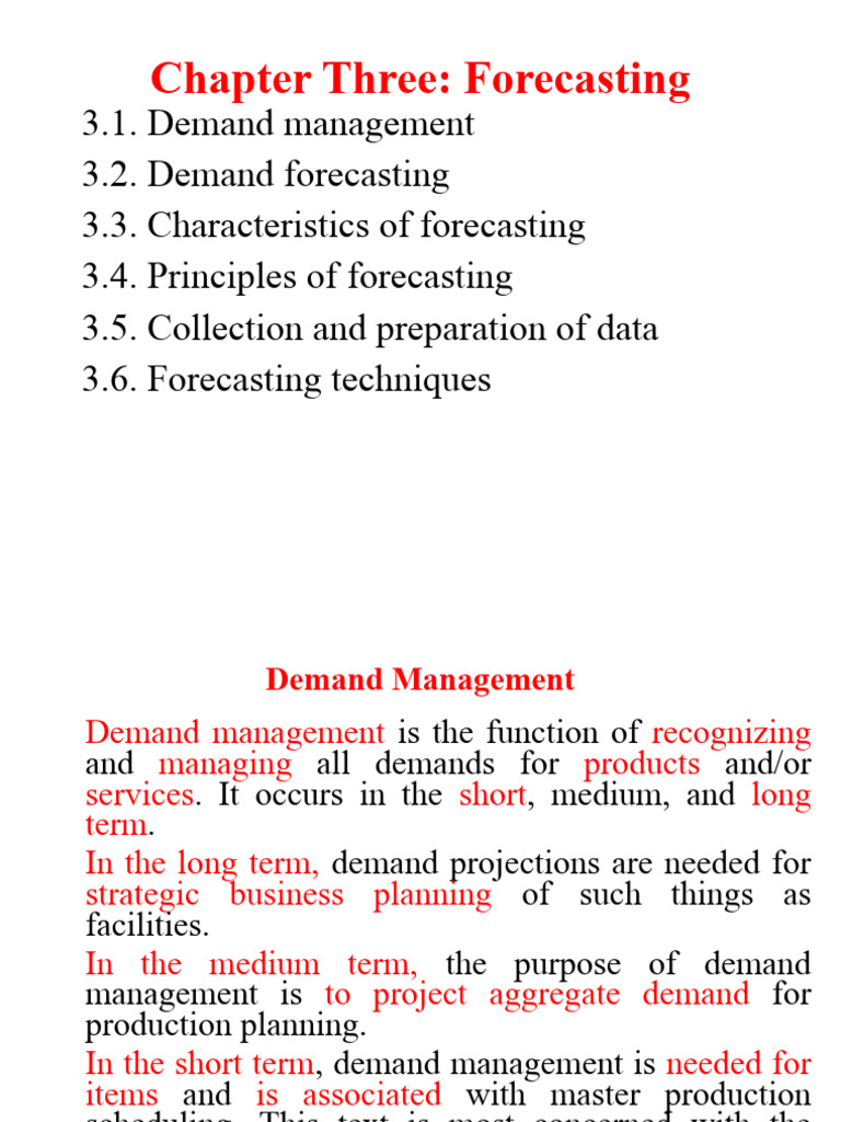 Materials Mnagement III | PDF | Forecasting | Survey Methodology