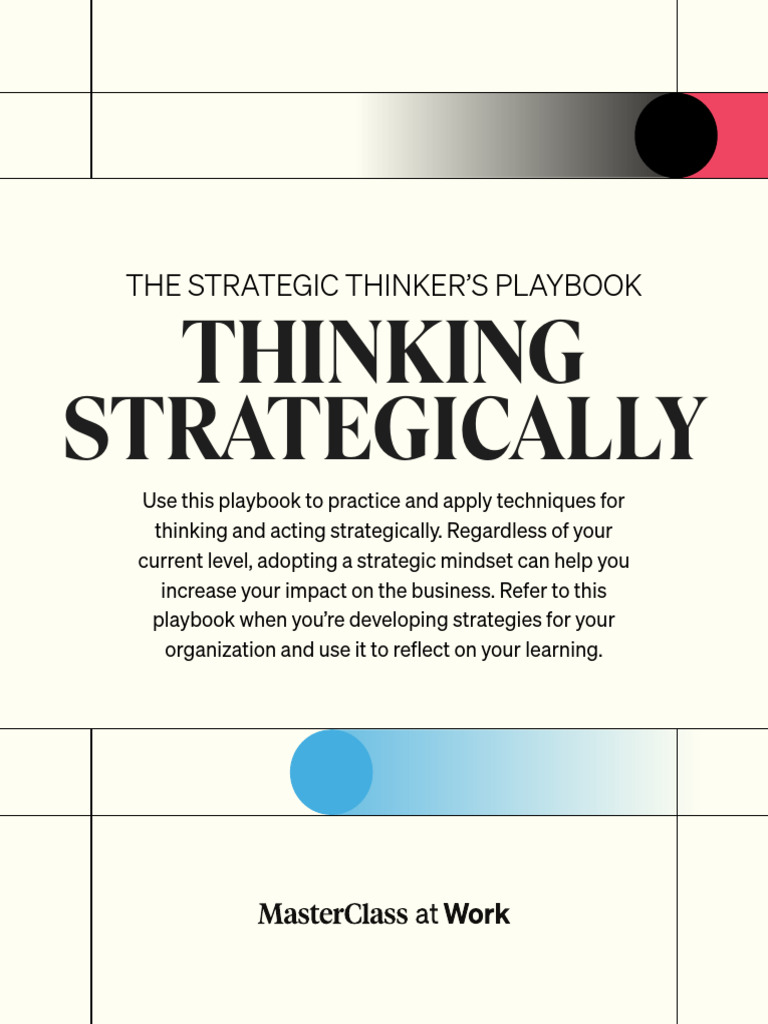 Strategic Thinking | PDF