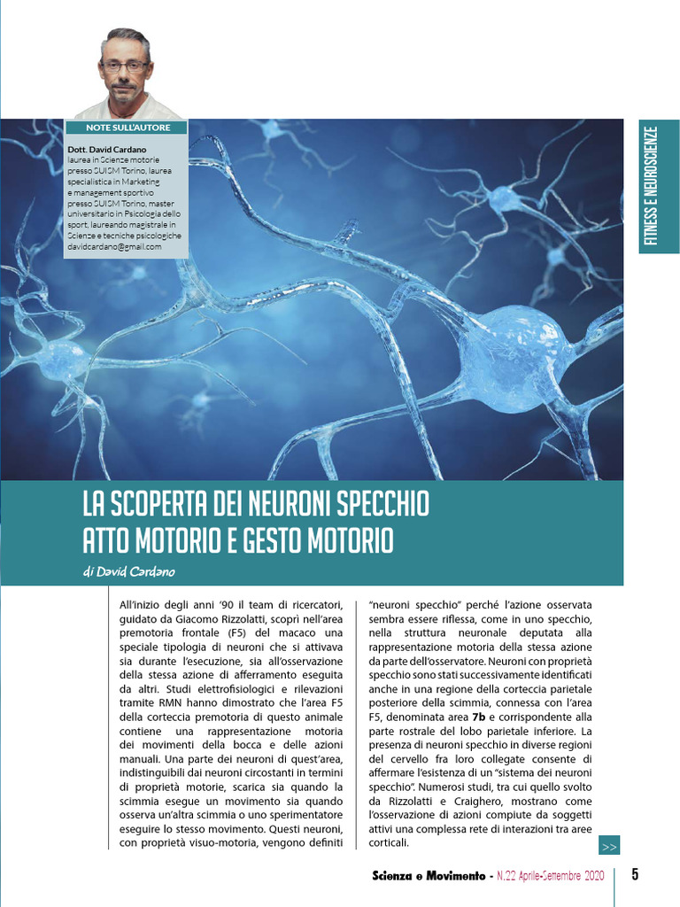 5 Neuroni Specchio | PDF