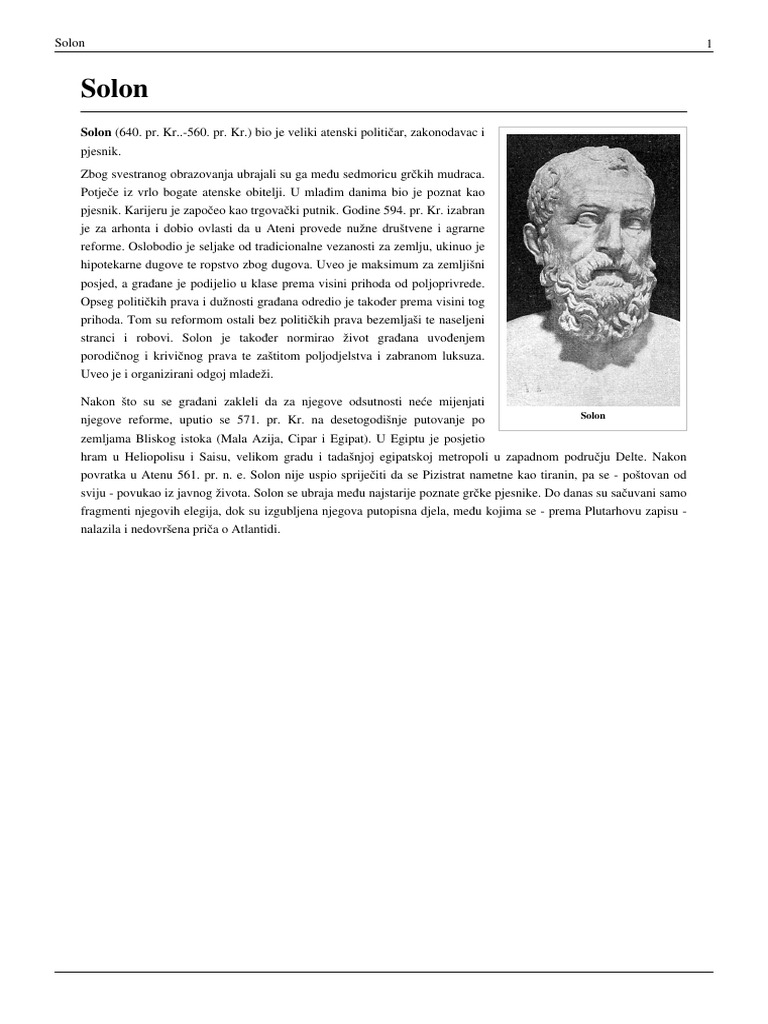 Solon | PDF
