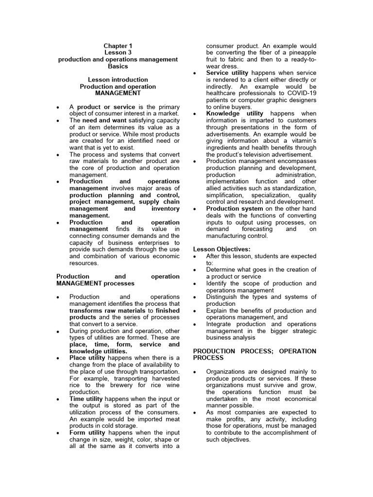Strat Business Analysis - Module1 - L3 | PDF | Supply Chain Management | Supply Chain