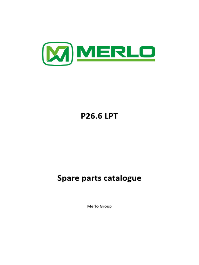 Merlo P26.6 LPT | PDF | Technology & Engineering