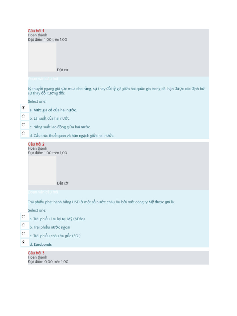 Trắc nghiệm TCQT LMS | PDF